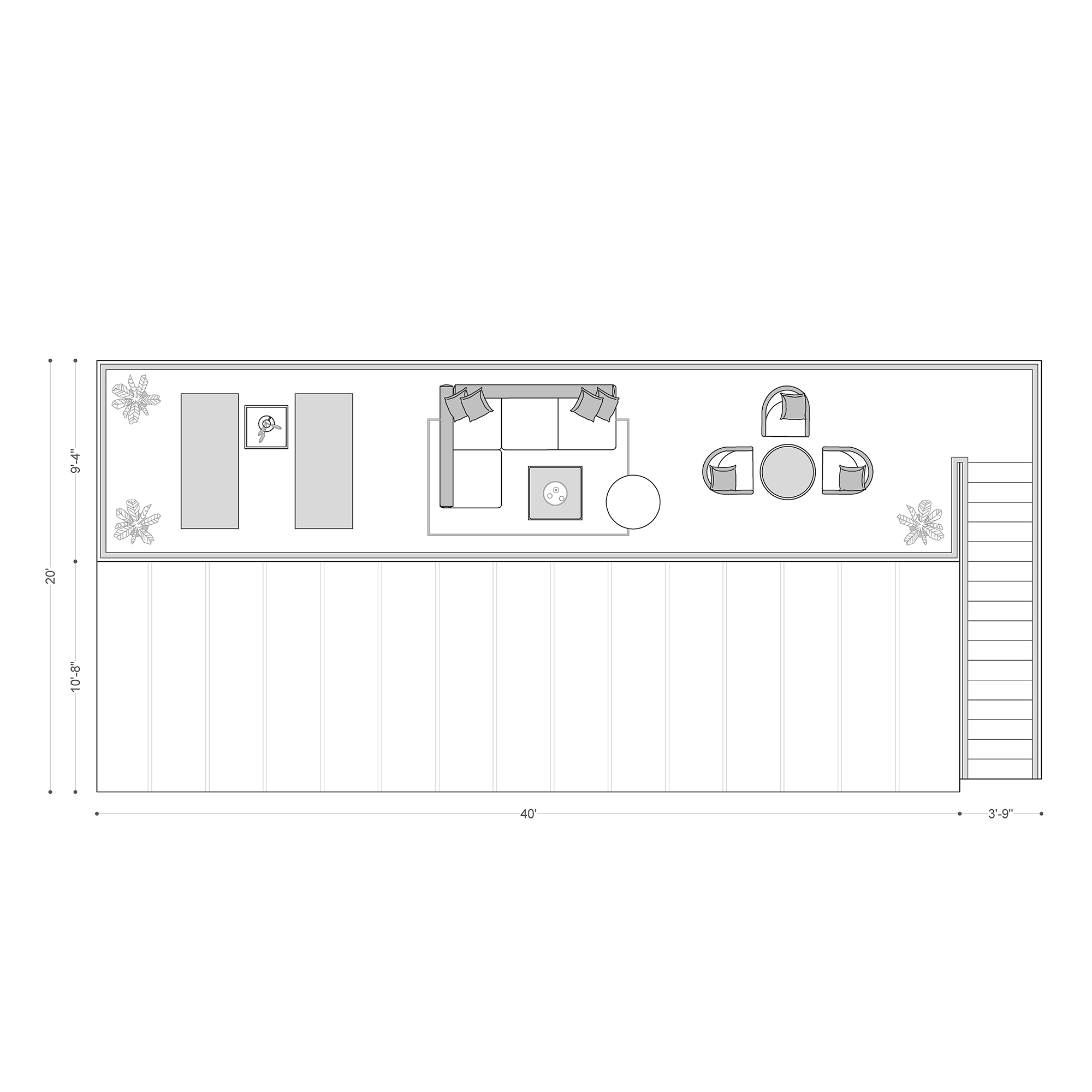 8’9” – 13’4”